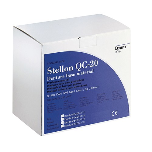 Dentsply Sirona Stellon QC-20 Denture Resin, Pink Veined