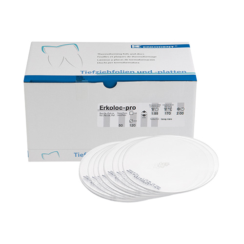 Erkodent Erkoloc-pro, transparente, ø 120 x 4,00 mm