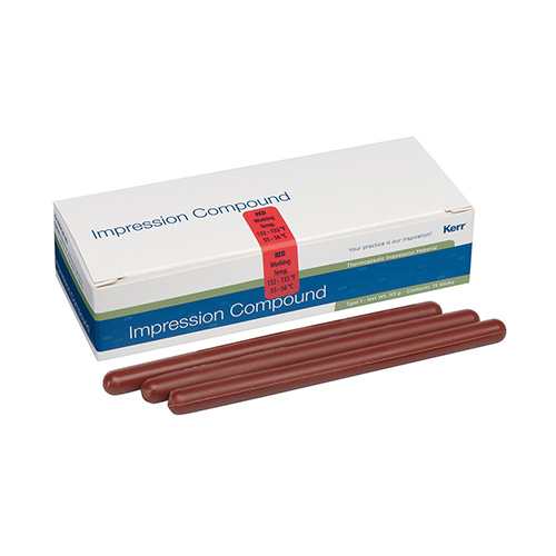 Kerr Impression Compound Impression Material, Red