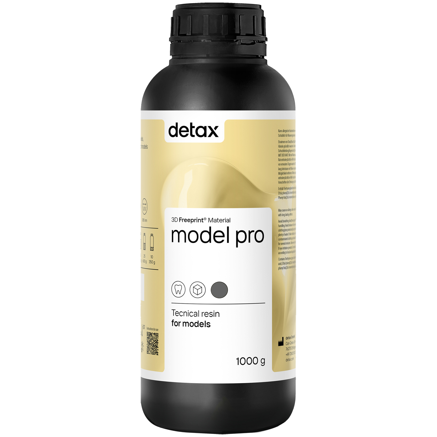 Detax Freeprint model pro resin, grey