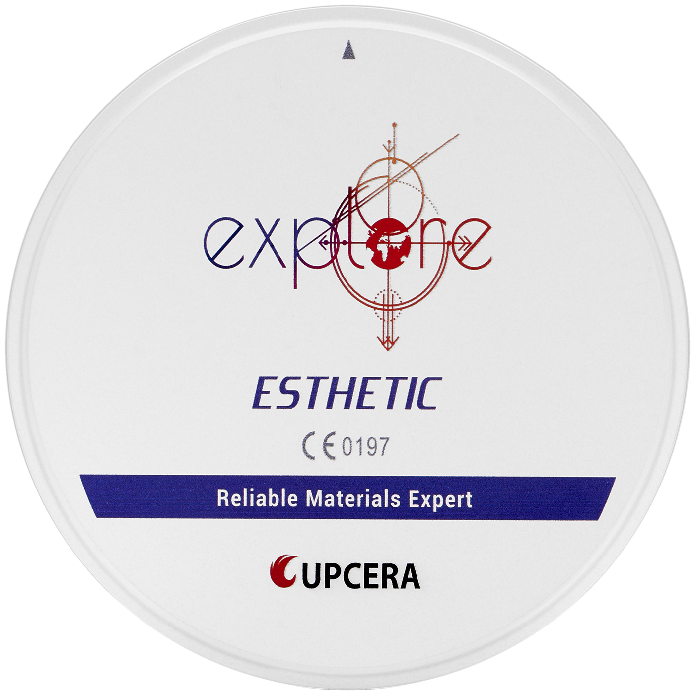 Upcera explore Esthetic CAD/CAM Blank, ø 98 x 16 mm, A1