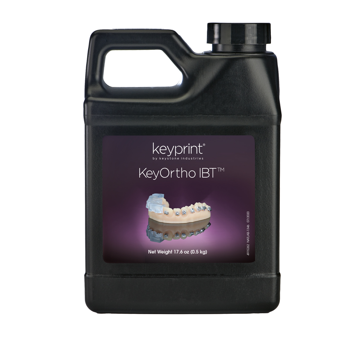 Keystone KeyPrint KeyOrtho IBT resin, transparent