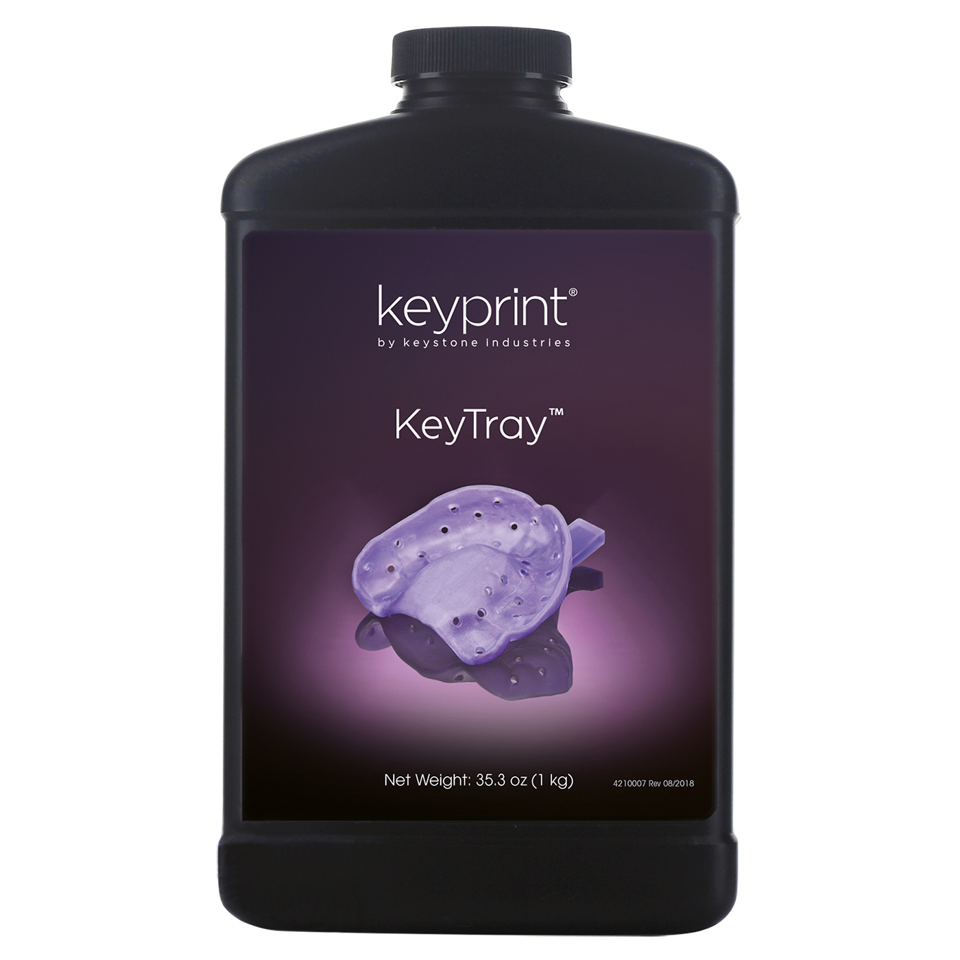 Keystone KeyPrint KeyTray resin, violet