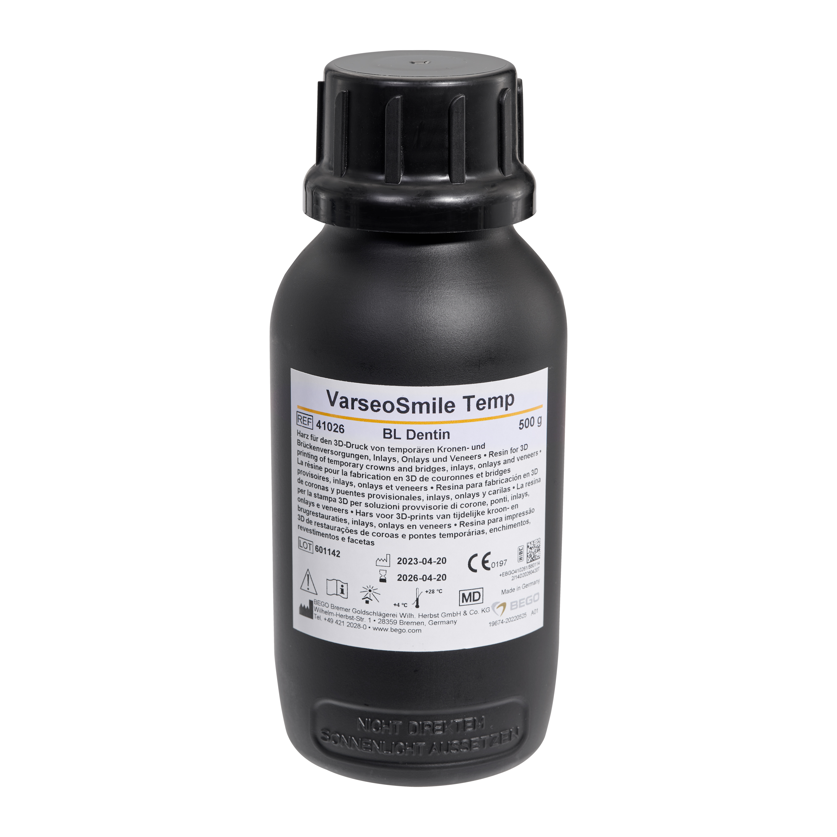 Bego VarseoSmile Temp resin, BL