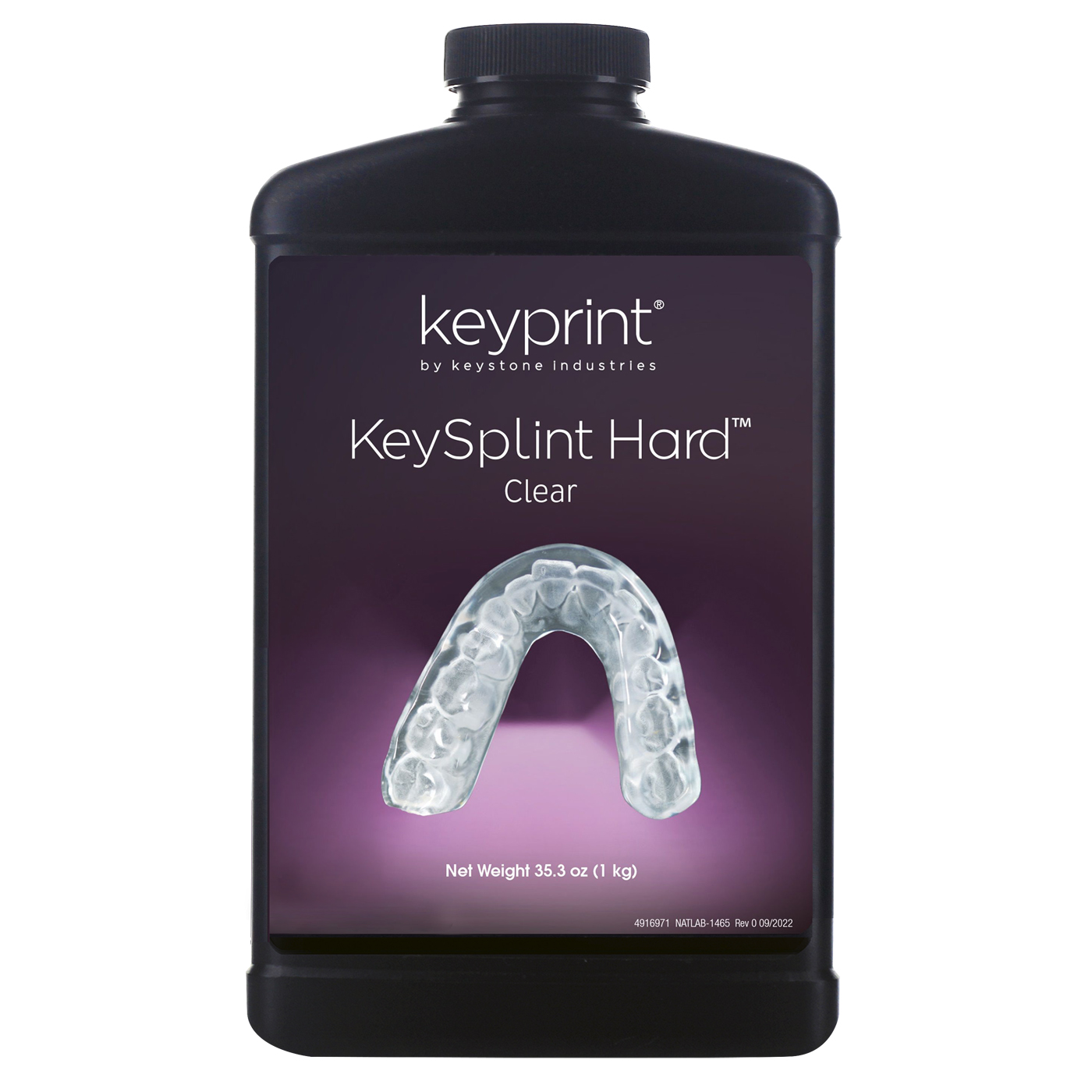Keystone KeyPrint KeySplint Hard resin, clear transparent