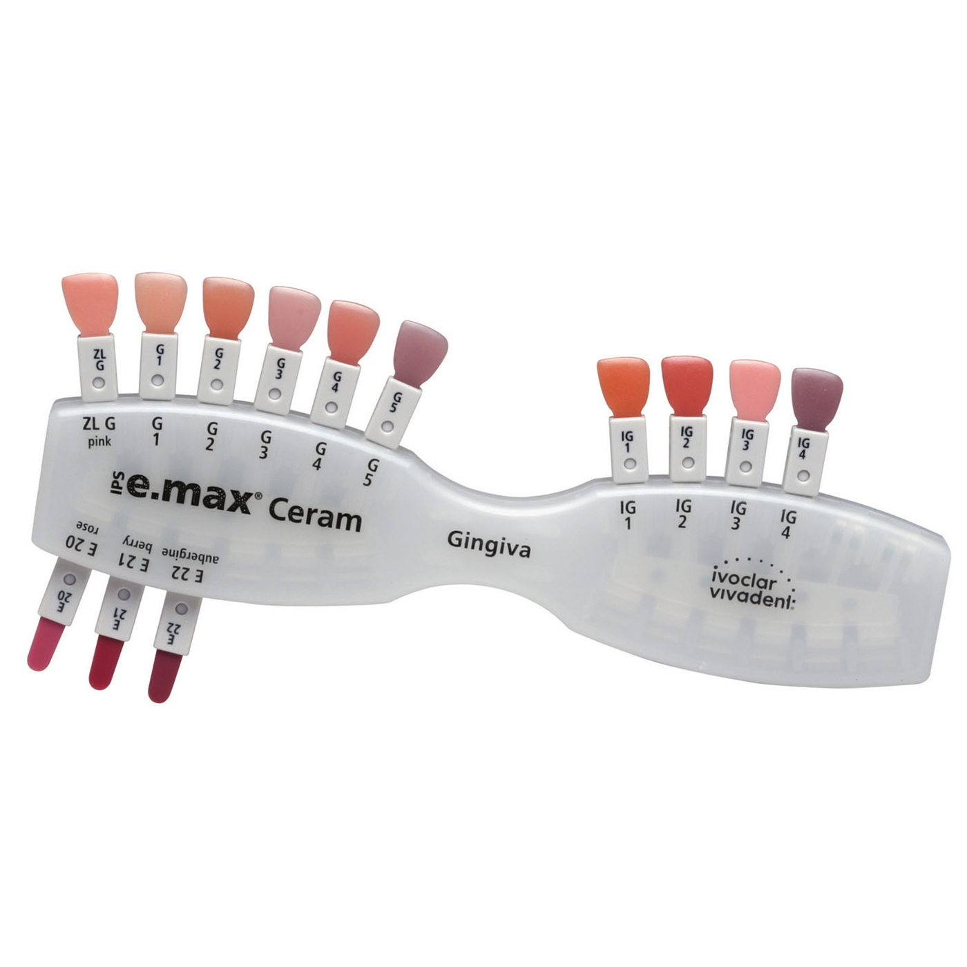 Ivoclar IPS E max Ceram Gingiva Shade Guide Ivoclar IPS E max Ceram Gingiva Shade Guide