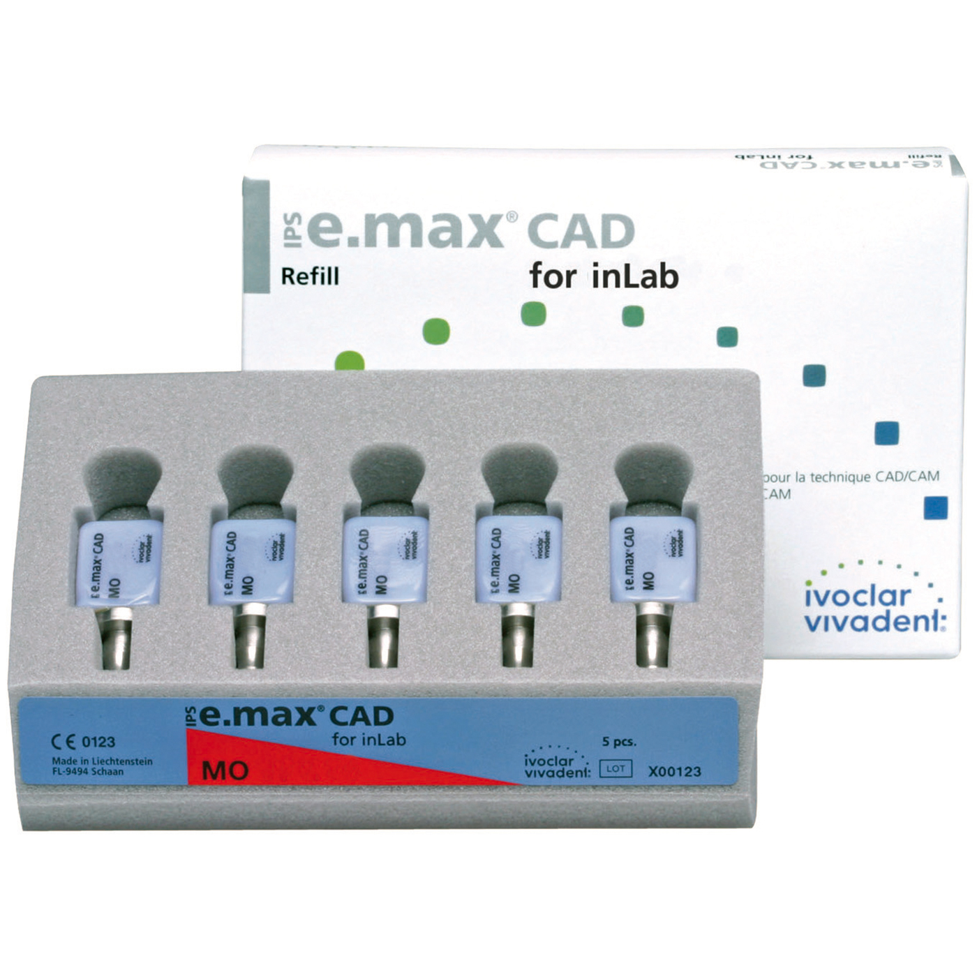 Ivoclar IPS e.max CAD MO CAD/CAM Blocks, C 14, MO2