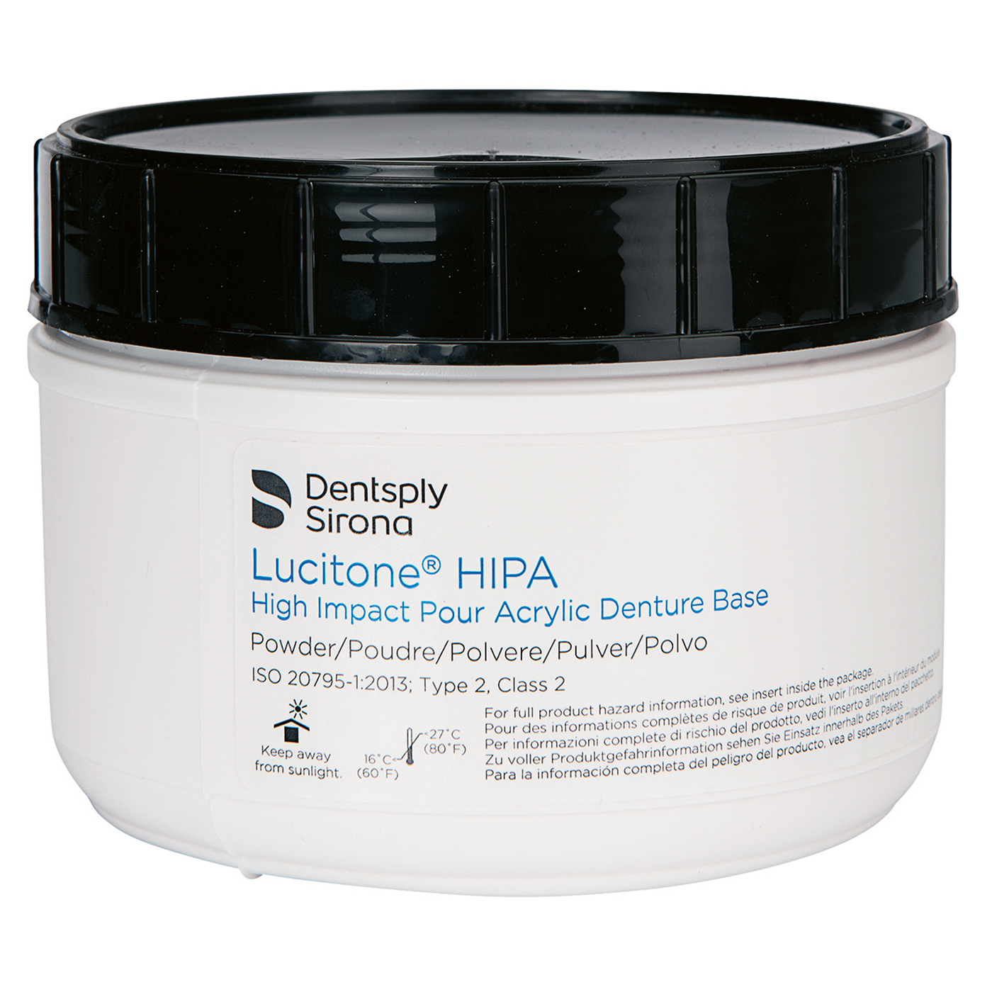 Dentsply Sirona Lucitone HIPA Denture Resin, Powder, Original Opaque ...