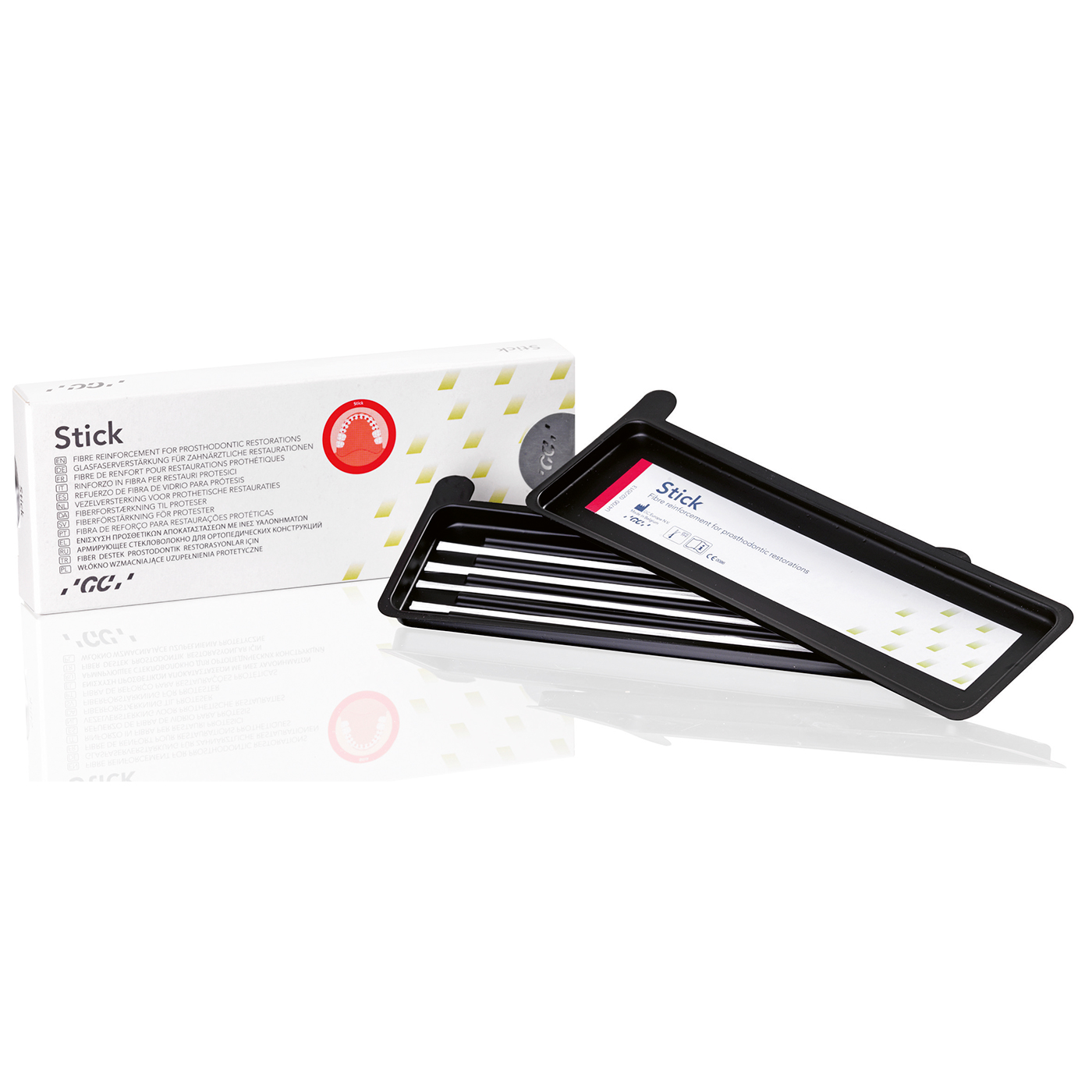 GC Stick Glass Fibre Reinforcement, 4 x 15 cm