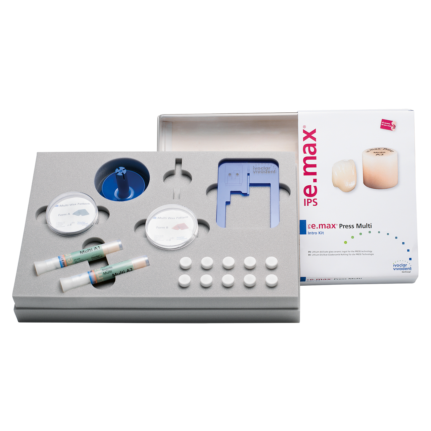 Ivoclar IPS e.max Press Multi Intro Kit A-D Pressed All-Ceramic