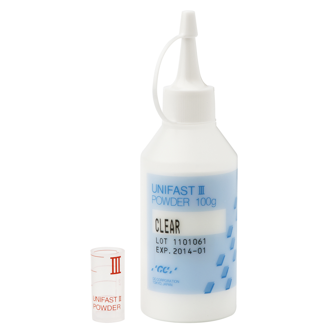 GC Unifast III Kunststoff, Clear