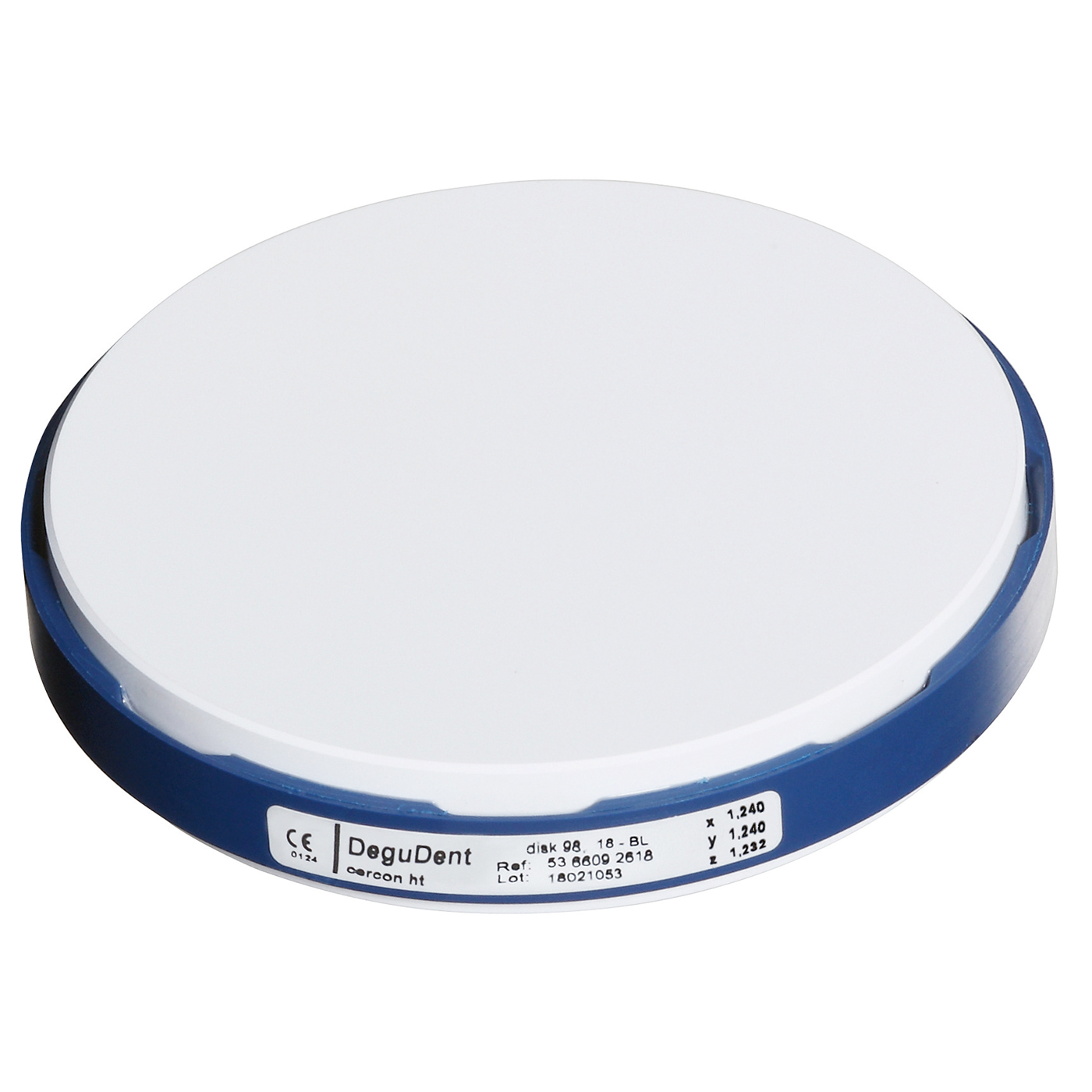 Dentsply Sirona Cercon ht disk CAD/CAM-Rohling, ø 98 x 12 mm, C2