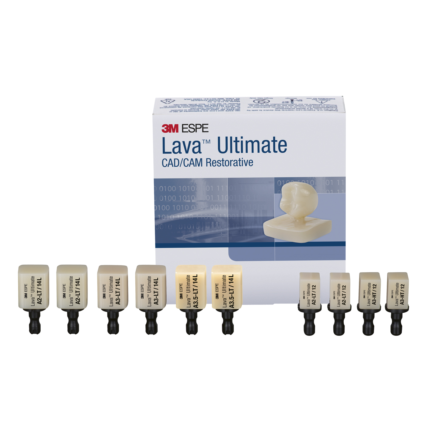 Solventum Lava Ultimate CAD/CAM Blocks Intro Kit
