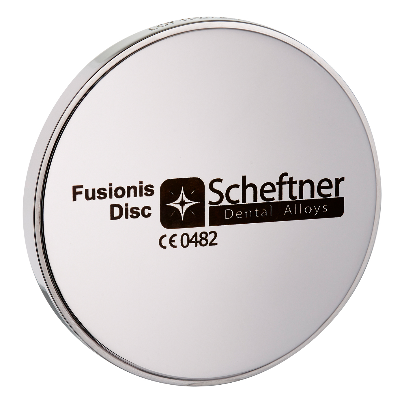 S & S Scheftner Fusionis Disc CAD/CAM-Rohling, mit Stufe, ø 98,3 x 18 mm