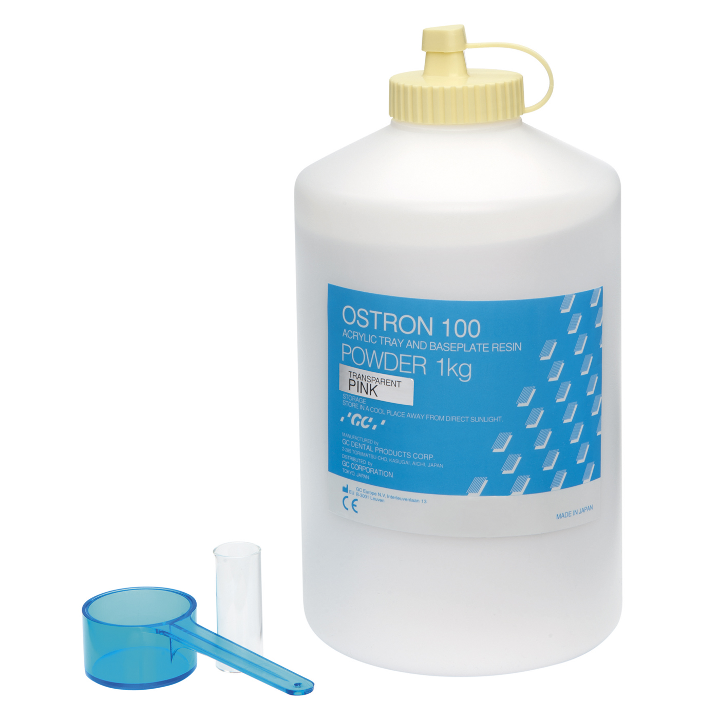 GC Ostron 100 Löffelmaterial, Pulver, rosa transparent