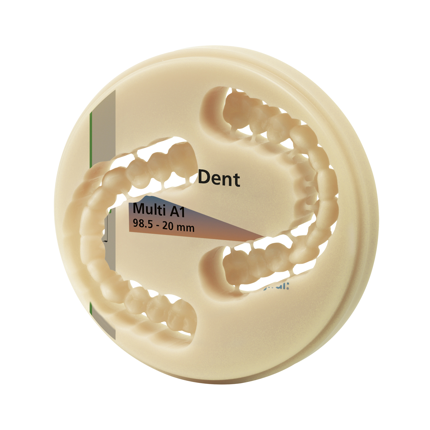 Ivoclar Ivotion Dent Multi CAD/CAM-Rohling, ø 98,5 x 20 mm, A1
