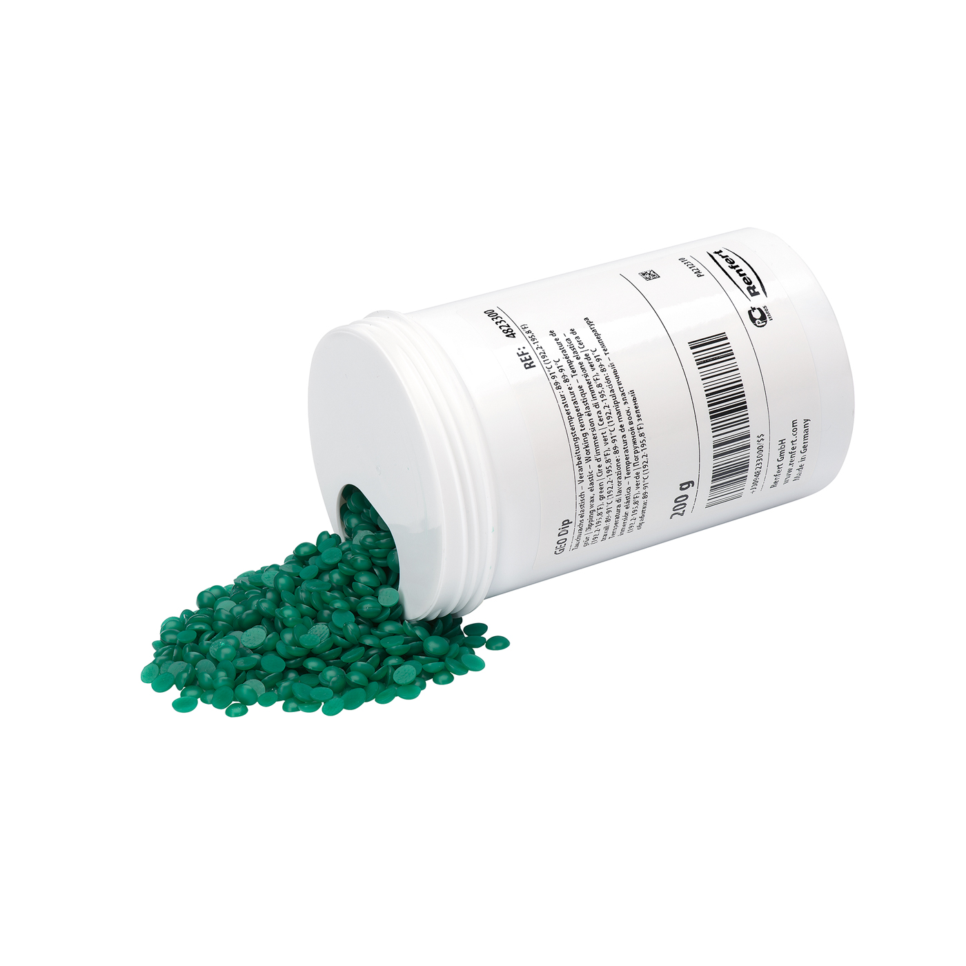 Renfert Geo Dip Dipping Wax, green transparent