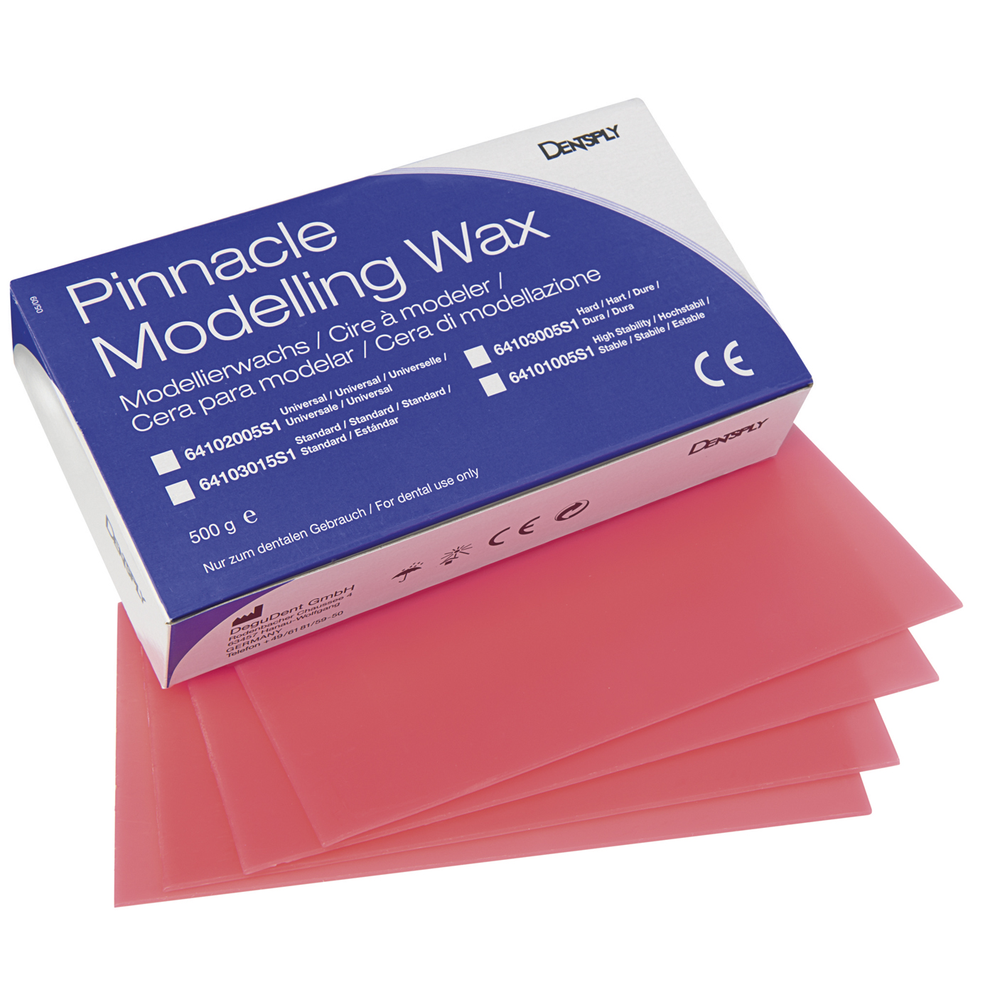 Dentsply Sirona Pinnacle Modelling Wax, Standard, Pink
