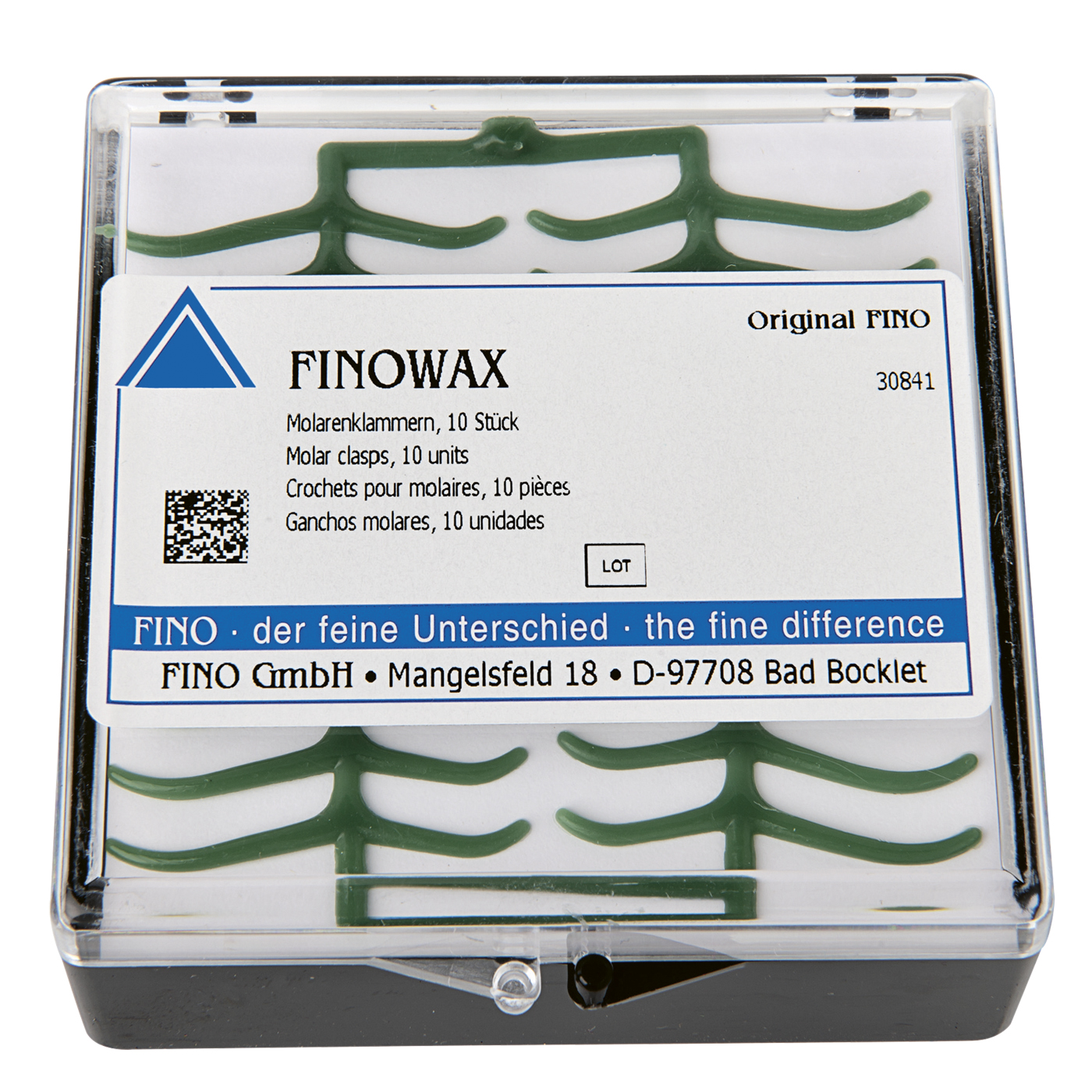 FINOWAX preformed wax patterns, molar clasps