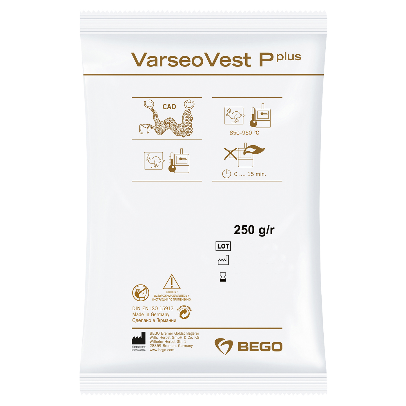 Bego VarseoVest P Plus Investment Material, powder