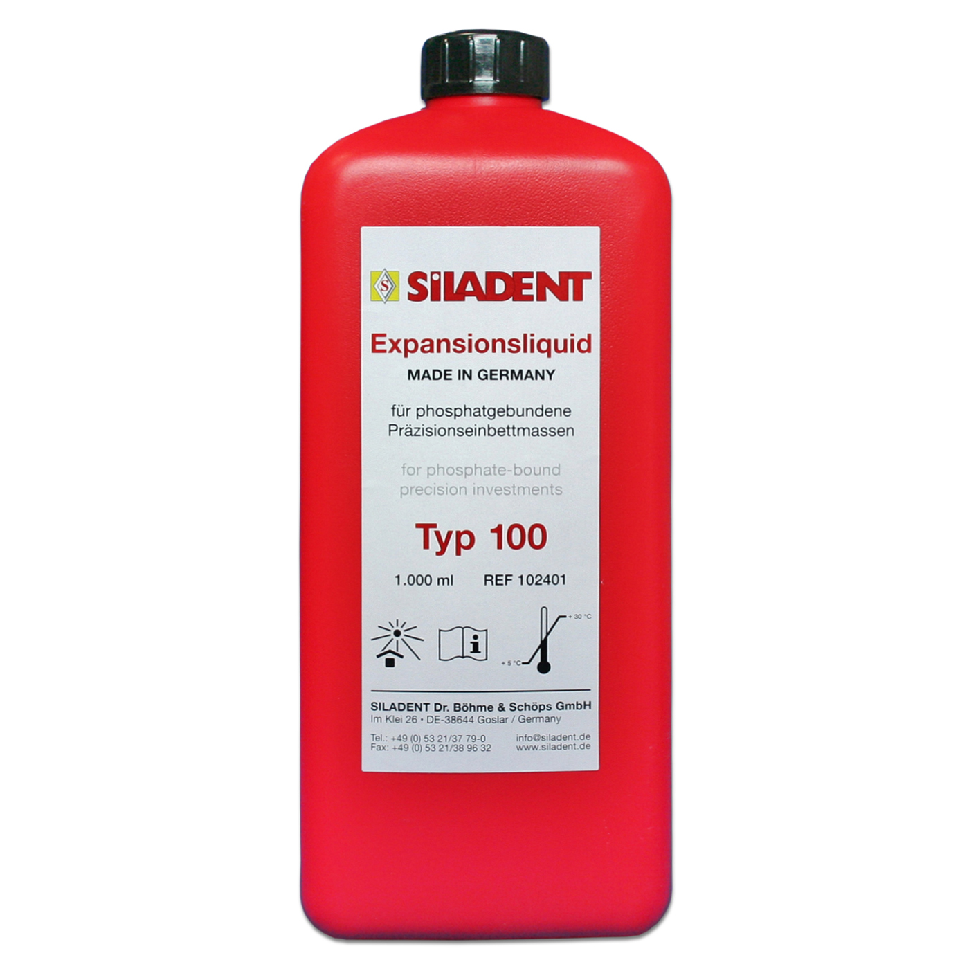 Siladent Dr. Böhme & Schöps Expansionsliquid Typ 100 mixing liquid