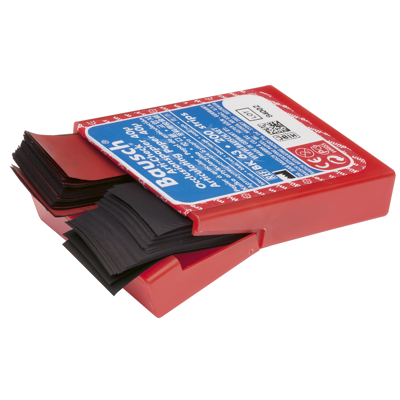Bausch Arti-Check Articulation Paper, Strips, Blue/Red