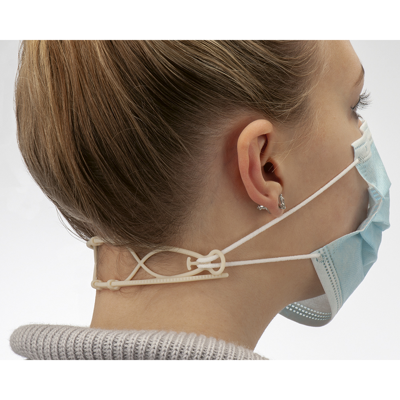 Comfort-Fix Mask Holder, white